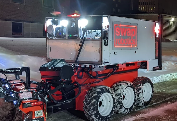 Swap Robotics：扫雪机器人_特种机器人_产品_中国AGV网(www.chinaagv.com)_AMR网-专业智能地面移动机器人门户网站！